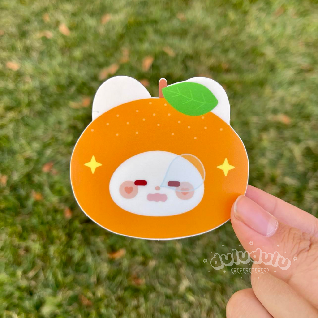 Orange Head Koko Vinyl Sticker – duluduludesign